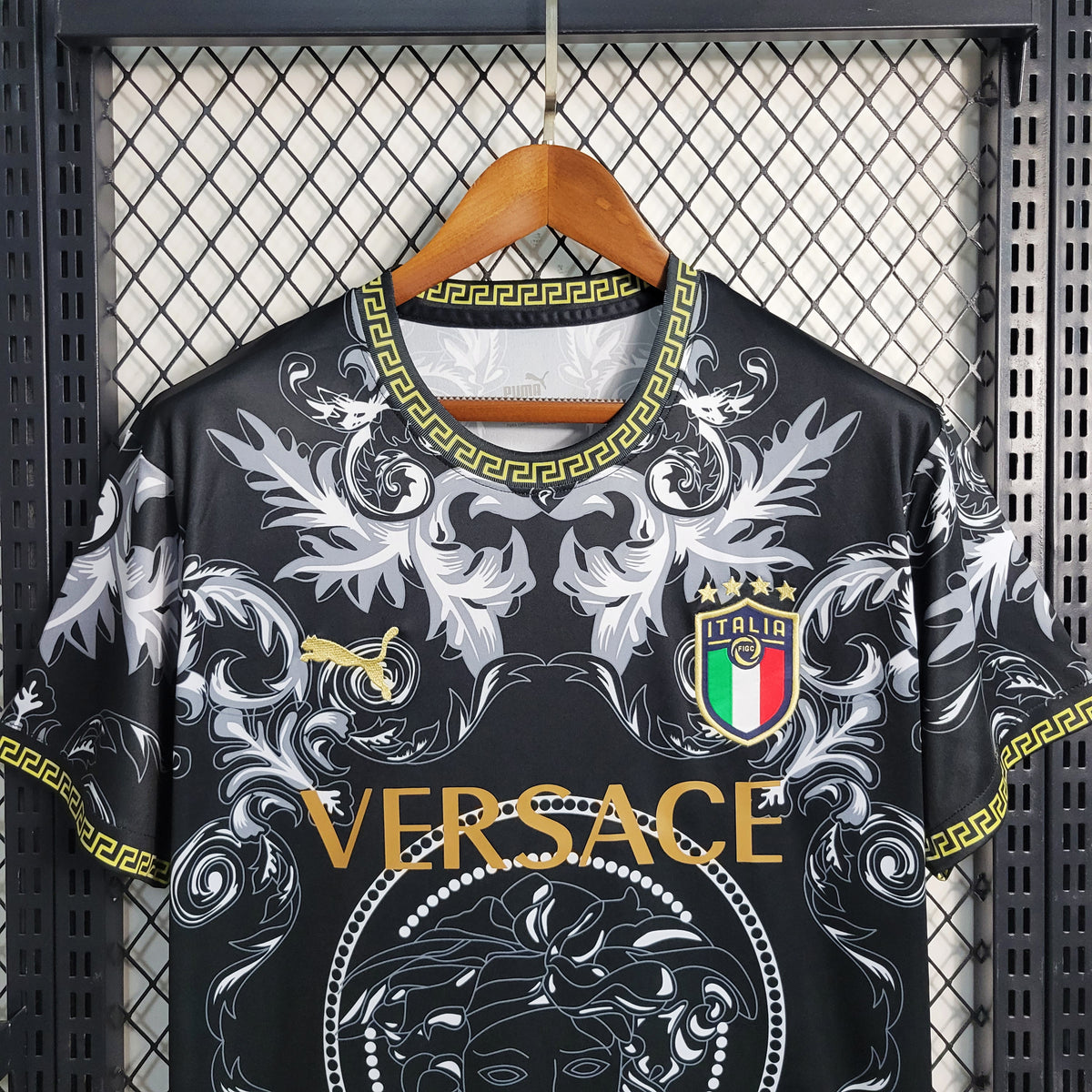 Italy "Versace" Special Black Kit – FootballDisease